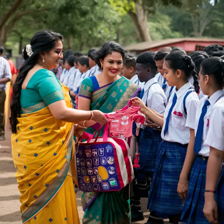 Dress Distribution – Shree Murali Mohan